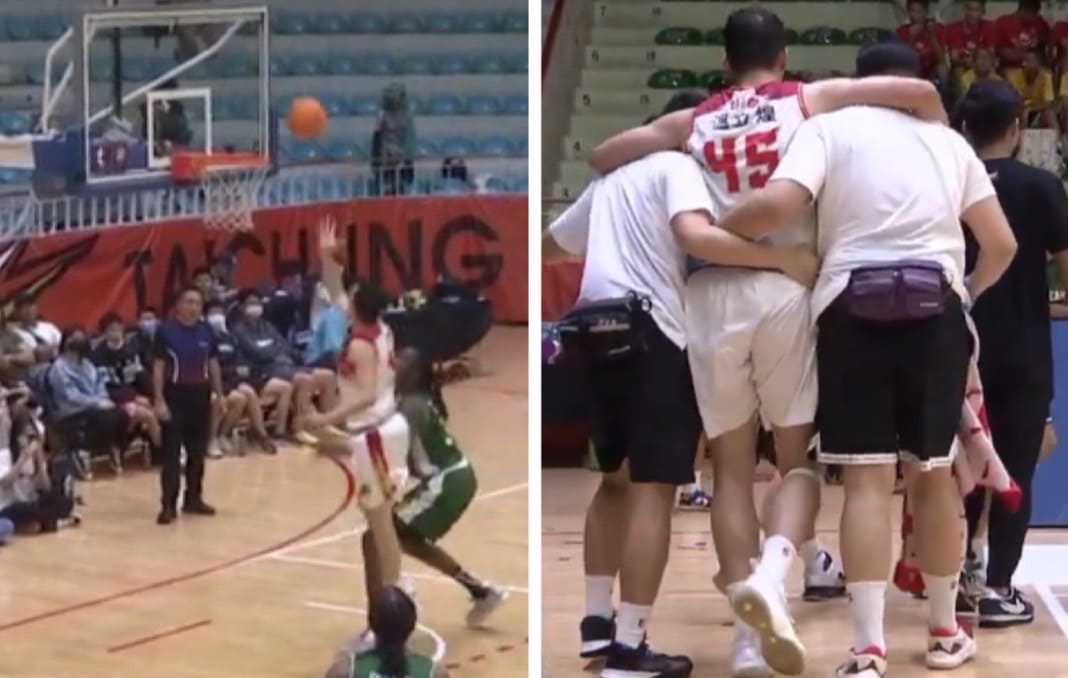 Basketball top5 - (影)快訊/這什麼水平？「小皇帝」溫立煌籃下空檔大放槍 還扭傷退場...