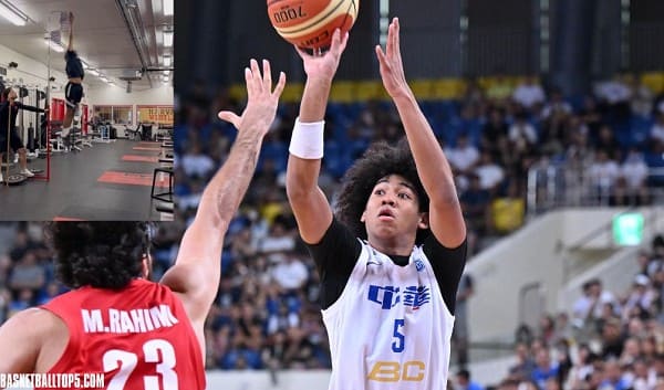 Basketball top5 - 影/賀博公布超狂體測數據！助跑起跳高度放在台灣什麼水平？這天賦真的太香了...