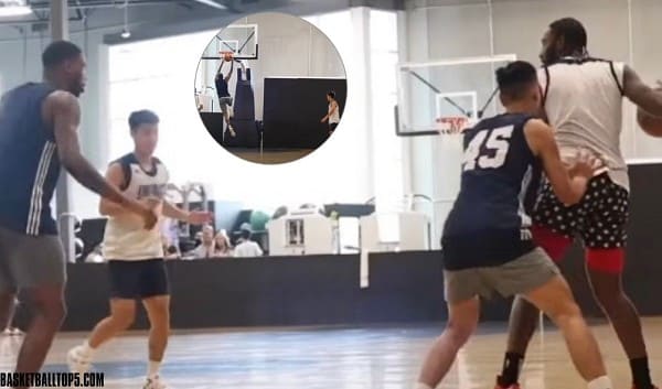 Basketball top5 - 影/PLG準MVP離NBA有多遠？林俊吉越級挑戰現役NBA龍套球員 被隊友當空氣整場折返跑+防守直接開啟觀賽模式